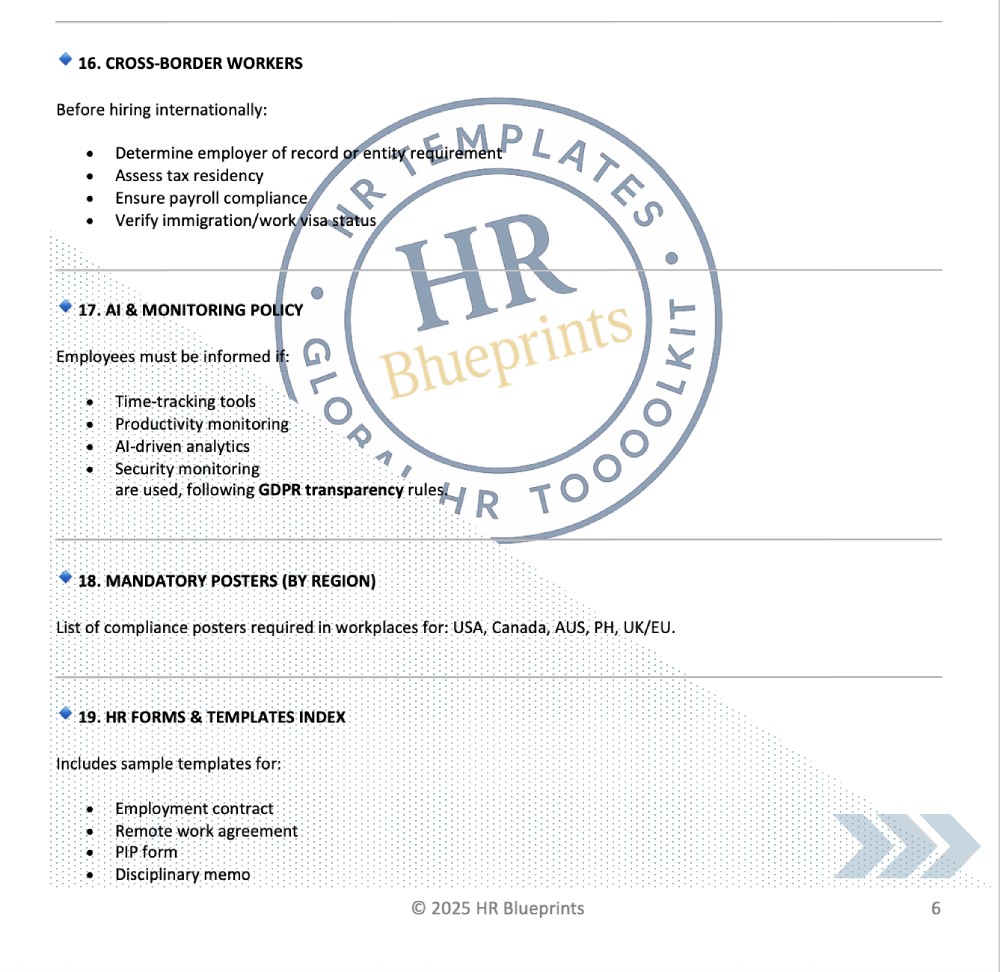 GLOBAL HR HANDBOOK 2025