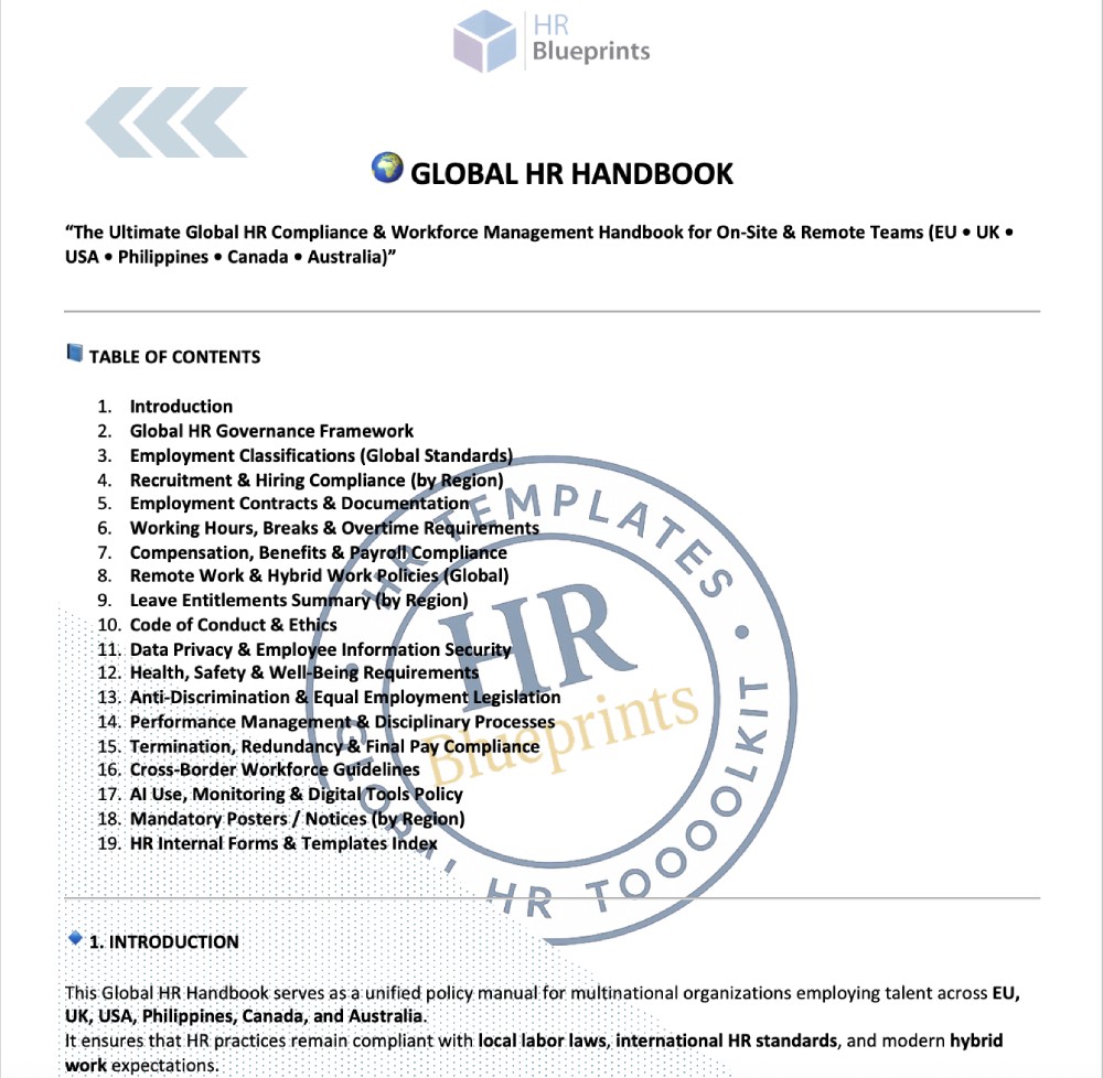 GLOBAL HR HANDBOOK 2025